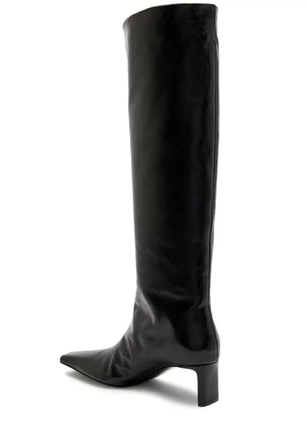 Khaite Ona 55 Leather Knee-high Boots