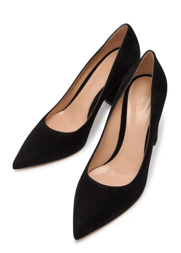 GIANVITO ROSSI Piper 85 Suede Pumps