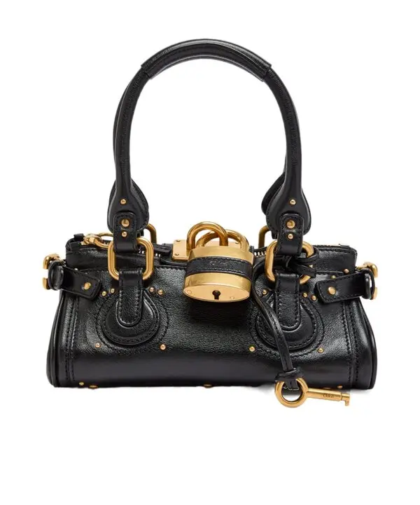 Chloé Paddington Small Grained Leather Shoulder Bag