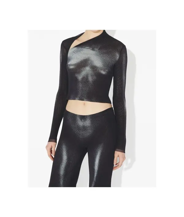 JEAN PAUL GAULTIER Asymmetric Collar T-shirt
