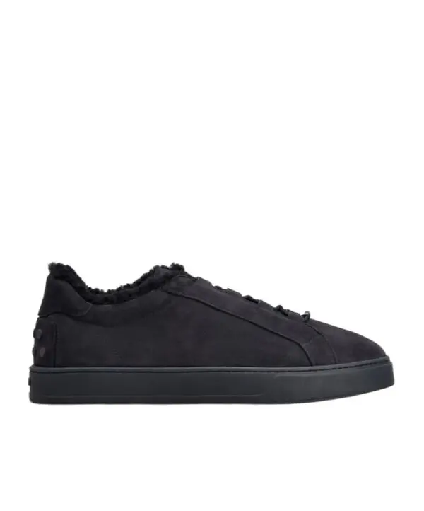 TOD'S Pashmy Suede Sneakers With Shearling Lining
