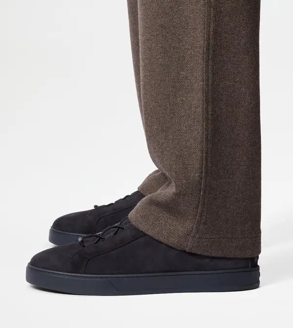 TOD'S Pashmy Suede Sneakers With Shearling Lining