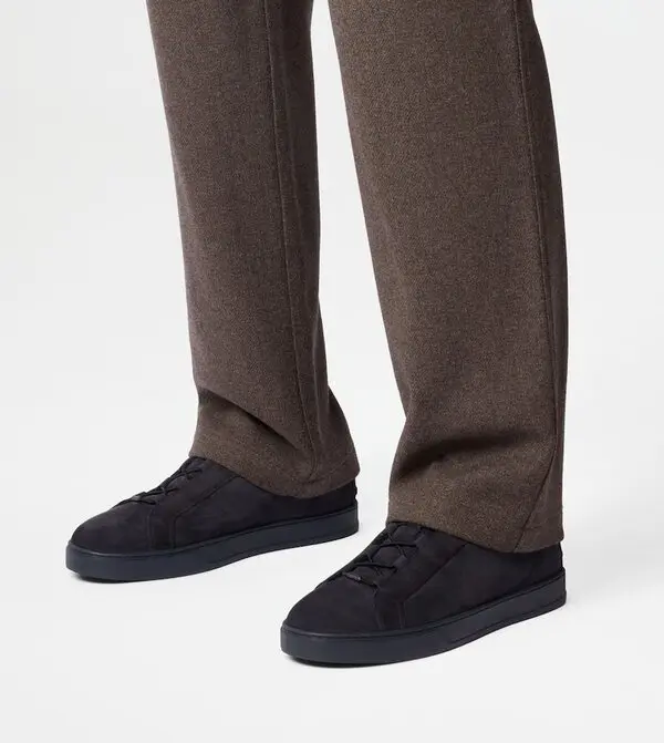 TOD'S Pashmy Suede Sneakers With Shearling Lining
