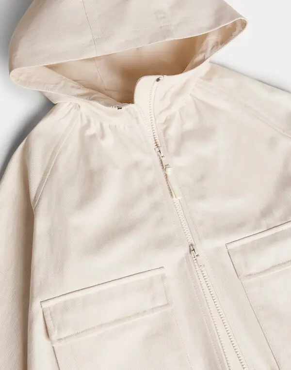 Brunello Cucinelli Hooded Zip-up Jacket With Pockets