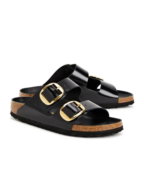 BIRKENSTOCK Arizona Patent Leather Sliders