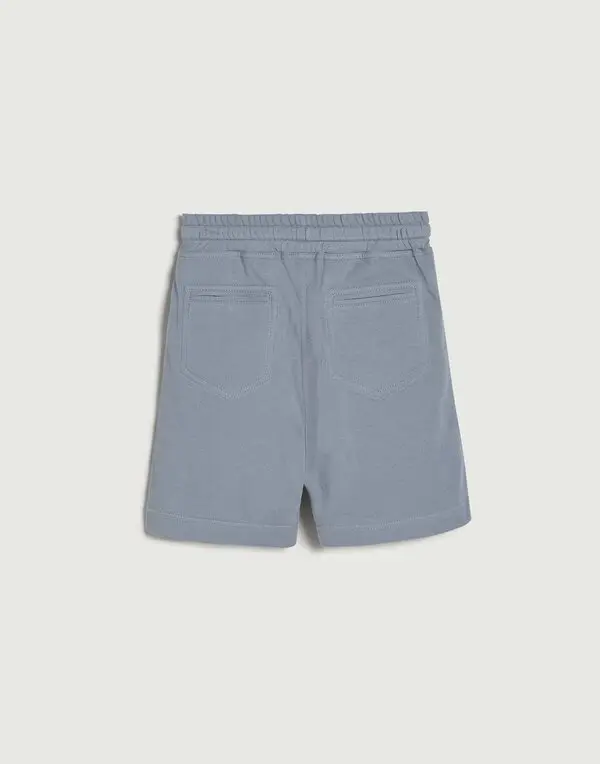 Brunello Cucinelli Cotton Piqué Bermuda Shorts With Drawstring