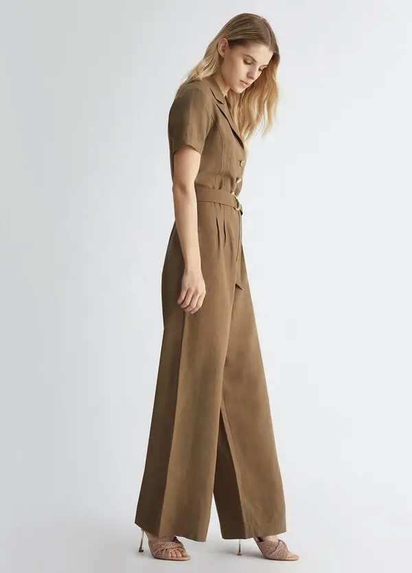 Liu Jo Wide Leg Jumpsuit With Belt