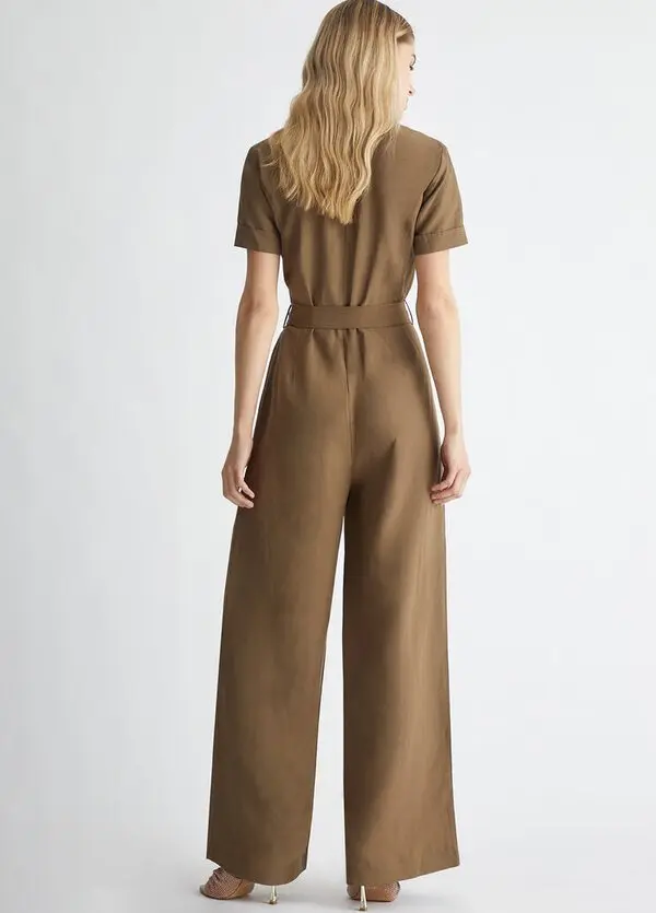 Liu Jo Wide Leg Jumpsuit With Belt