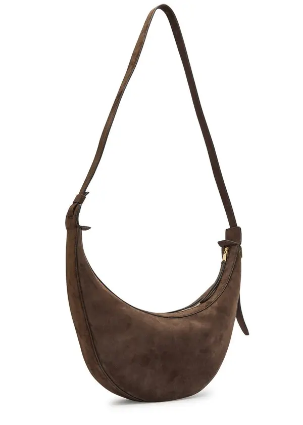 Khaite Augustina Suede Cross-body Bag