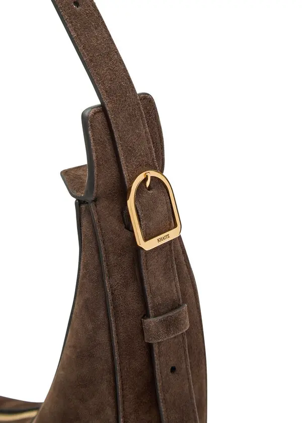 Khaite Augustina Suede Cross-body Bag