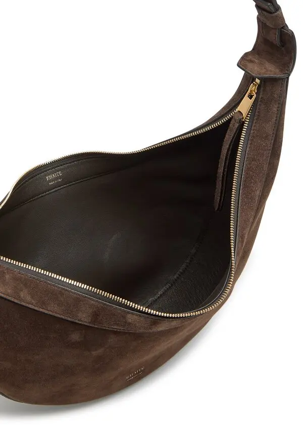 Khaite Augustina Suede Cross-body Bag