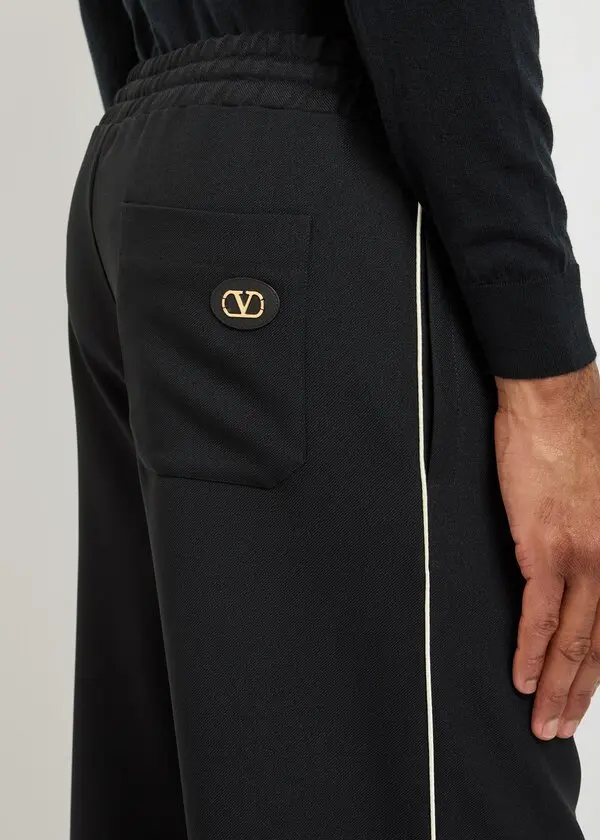 Valentino Garavani Drawstring Twill Track Pants