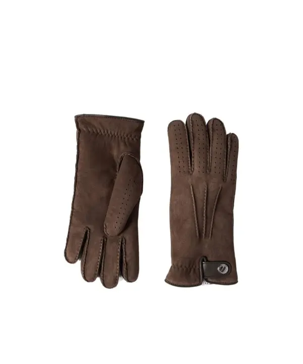 Brunello Cucinelli Suede Shearling Gloves
