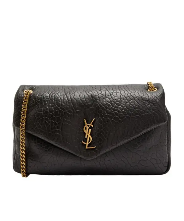 Saint Laurent Calypso Large Padded Leather Shoulder Bag