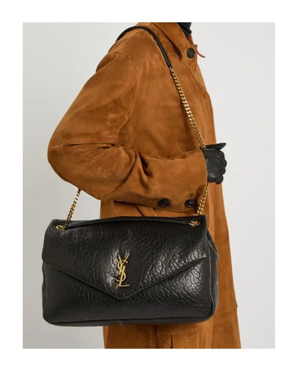 Saint Laurent Calypso Large Padded Leather Shoulder Bag