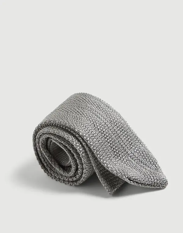 Brunello Cucinelli Textured-finish Silk Tie