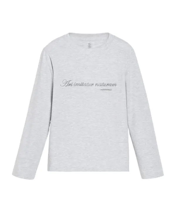 Brunello Cucinelli Long-sleeve T-shirt With Pattern
