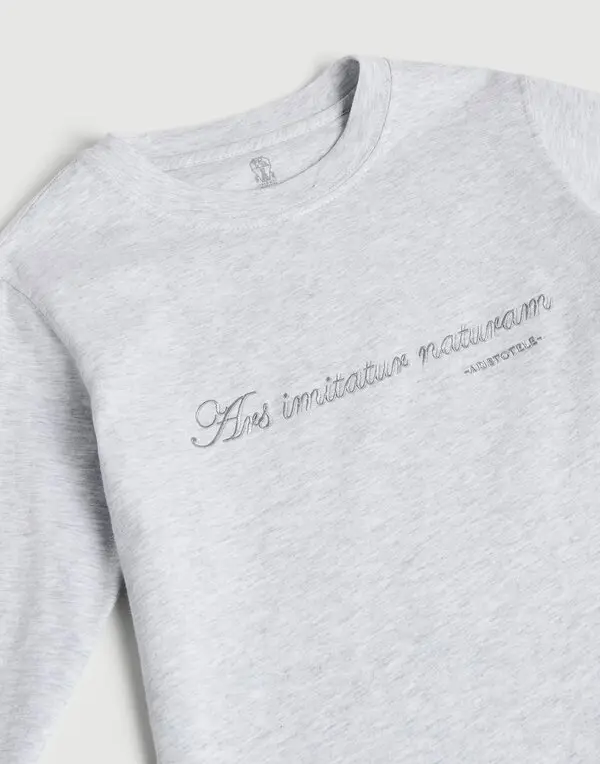 Brunello Cucinelli Long-sleeve T-shirt With Pattern