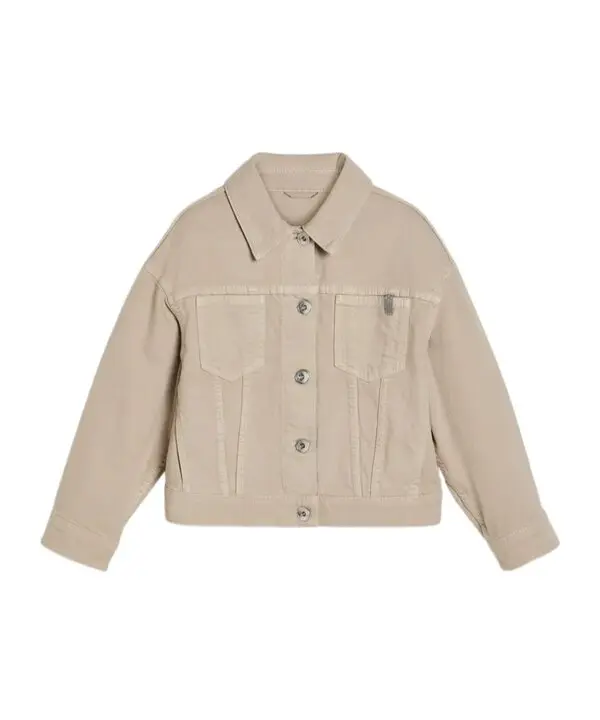 Brunello Cucinelli Monili-detailed Denim Jacket