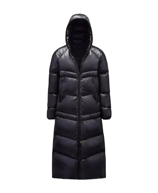 Moncler Chanon Long Down Jacket