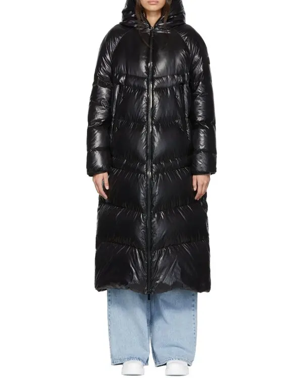 Moncler Chanon Long Down Jacket