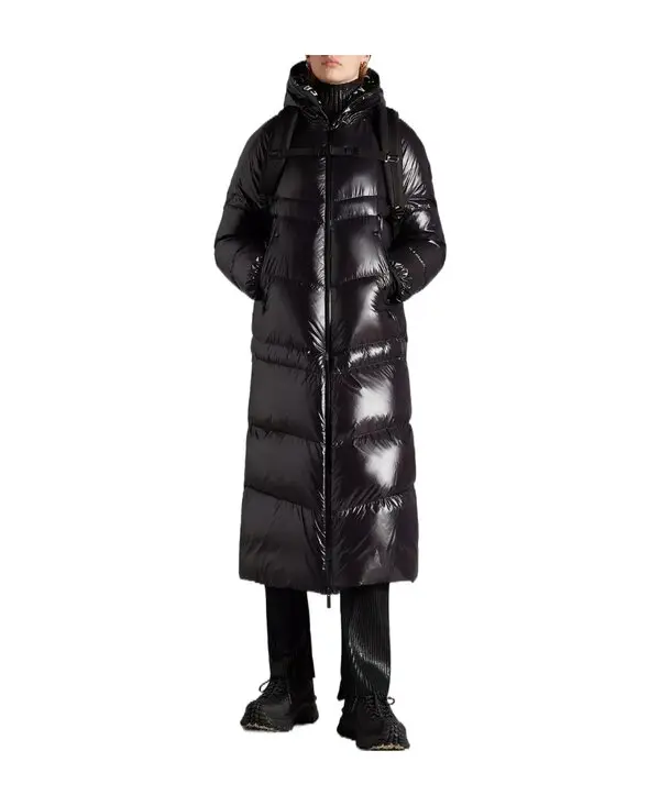 Moncler Chanon Long Down Jacket