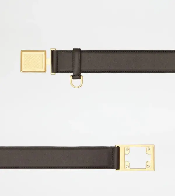 TOD'S Metal Buckle Belt