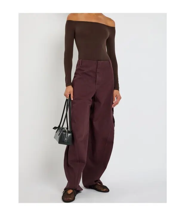 Alaïa Off-the-shoulder Stretch-nylon Bodysuit