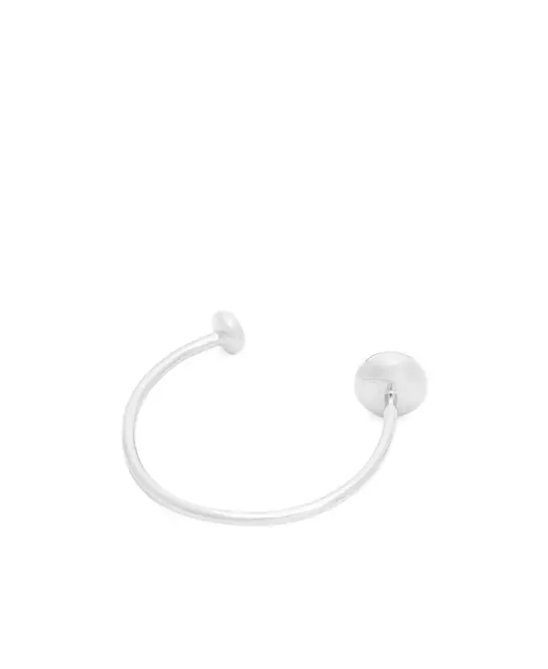 Loewe Anagram Pebble Cuff In Sterling Silver