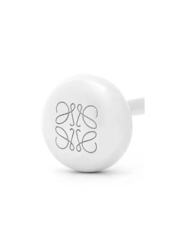 Loewe Anagram Pebble Cuff In Sterling Silver