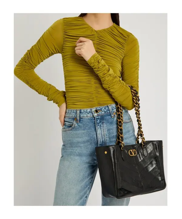 Valentino Garavani Small Patchwork Leather Shoulder Bag