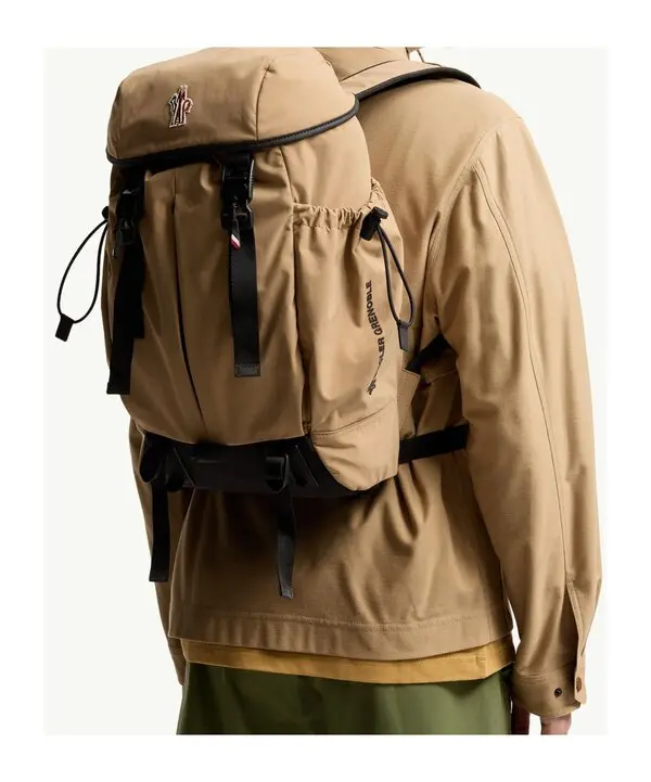 Moncler Leather-trimmed Backpack