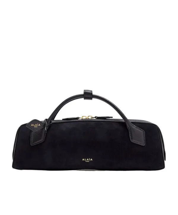 Alaïa Le Teckel Suede Clutch