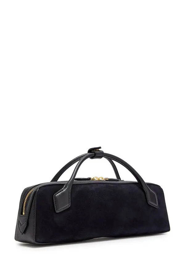 Alaïa Le Teckel Suede Clutch