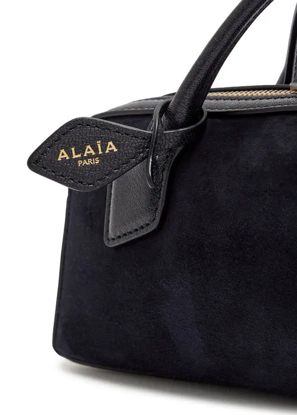 Alaïa Le Teckel Suede Clutch