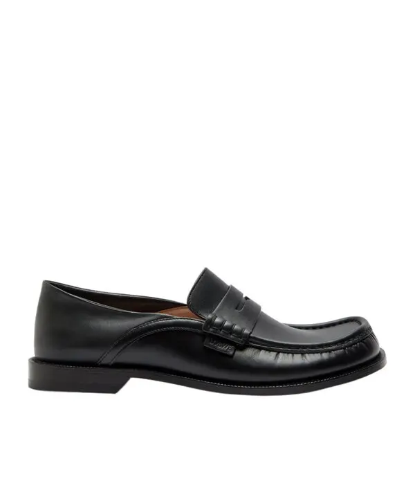Loewe Campo Leather Loafers