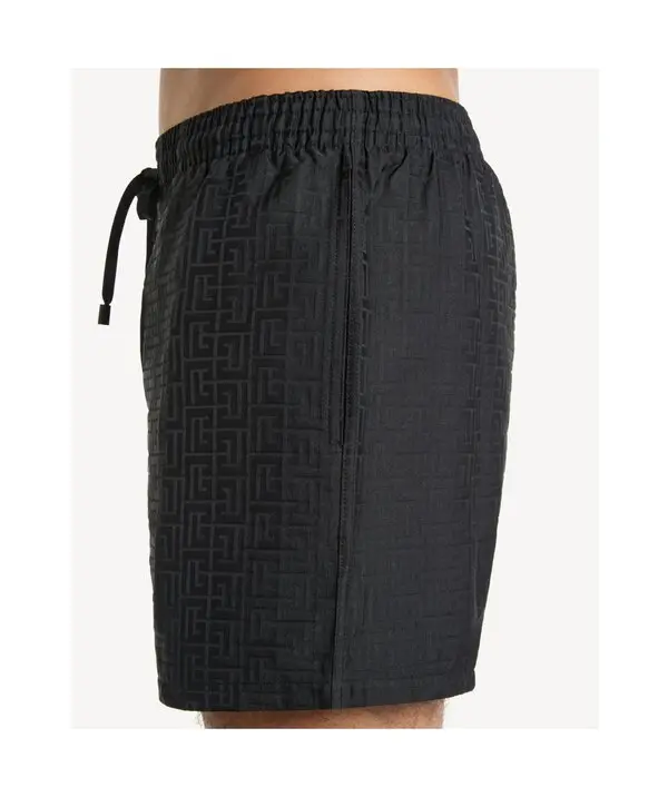 Balmain Monogram Swim Shorts