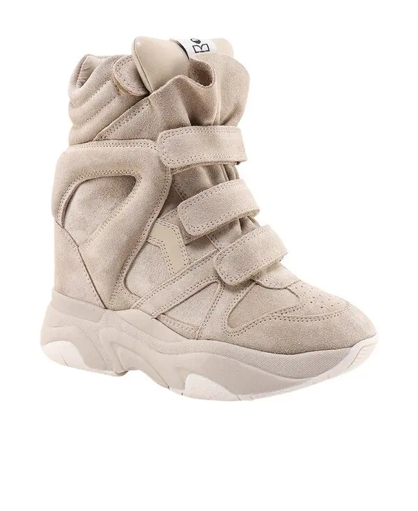 Isabel Marant Étoile Balskee Suede Sneakers - Nude