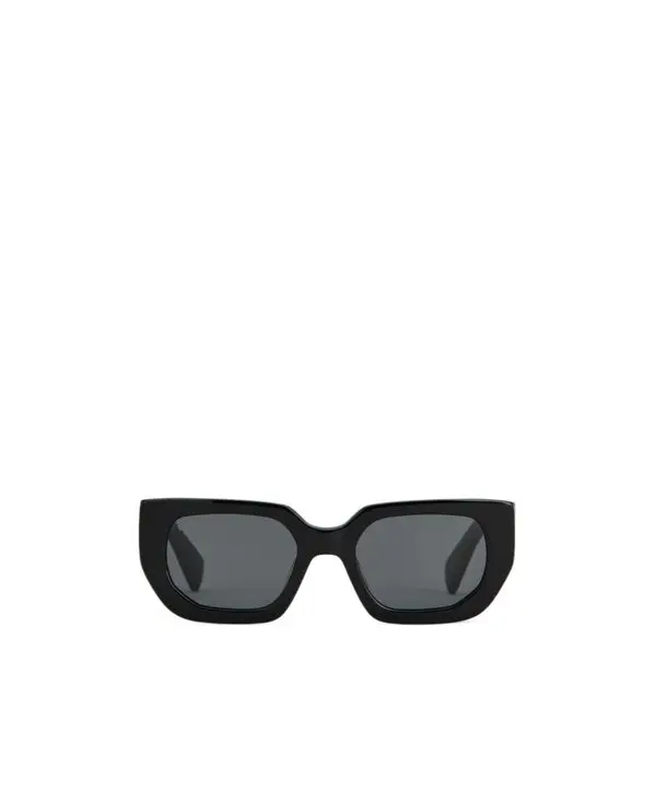TOD'S Geometric Sunglasses With T Timeless Logo - Black