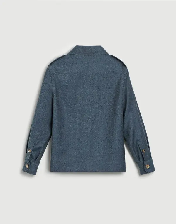 Brunello Cucinelli Wool Shirt Jacket