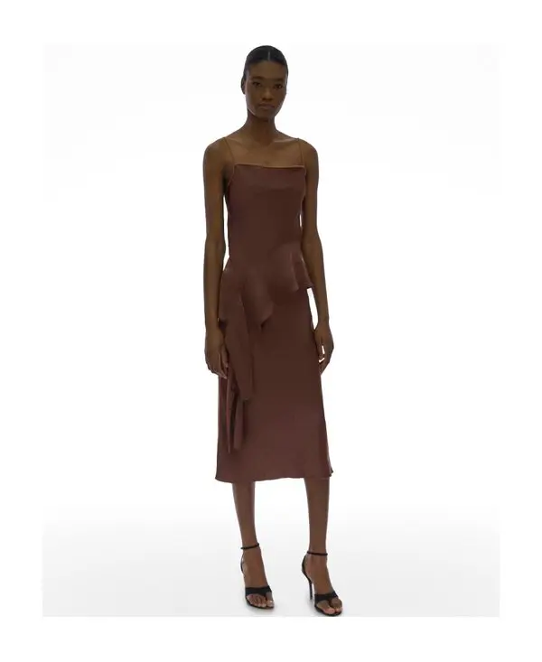 Helmut Lang Asymmetrical Draped Tank Top