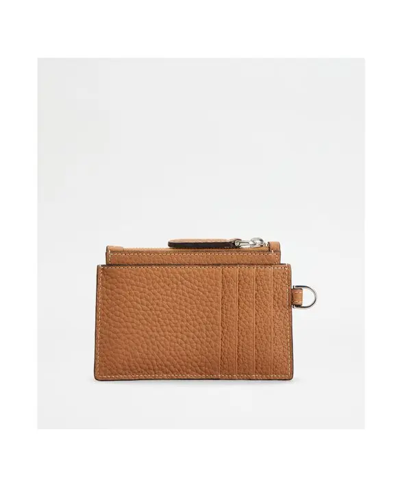 TOD'S Logo-debossed Leather Clutch Bag