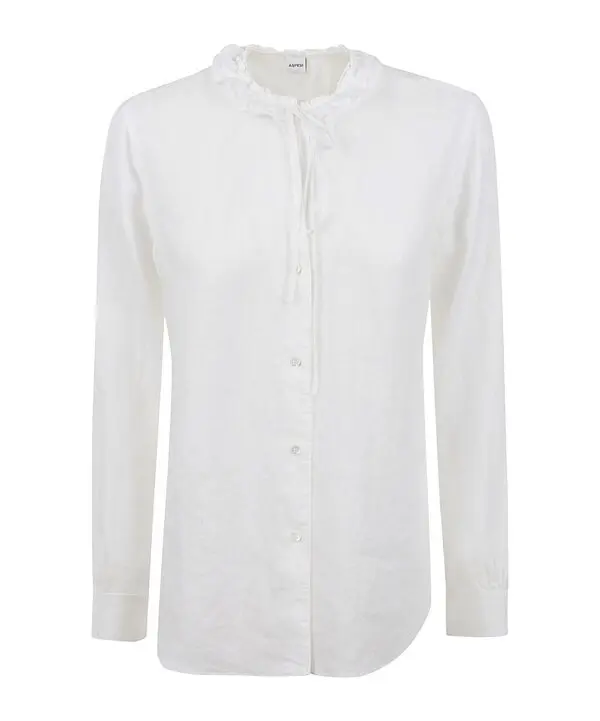 Aspesi Ruffled Collar Shirt