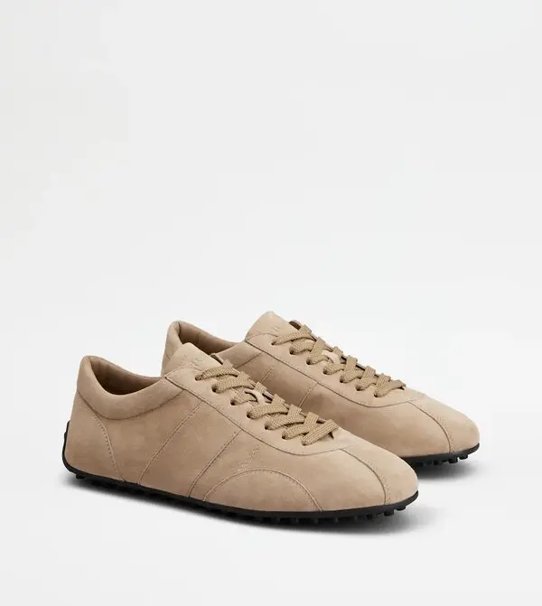 TOD'S Suede Round-toe Sneakers