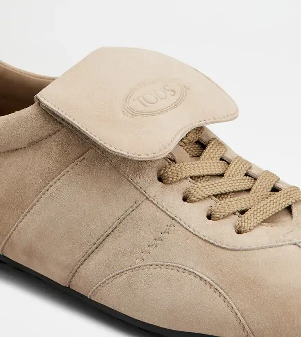 TOD'S Suede Round-toe Sneakers