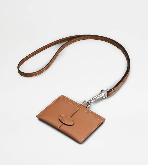 TOD'S Leather Badge Holder