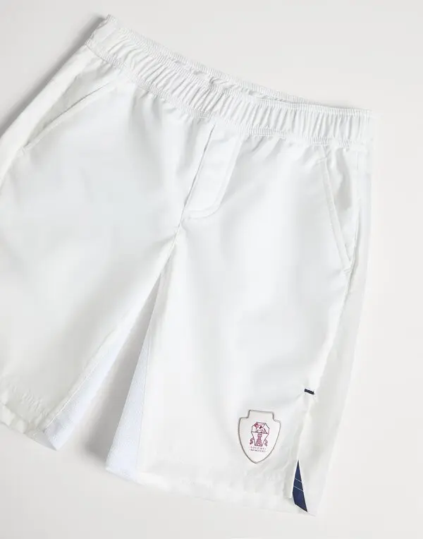 Brunello Cucinelli Nylon Bermuda Shorts With Logo