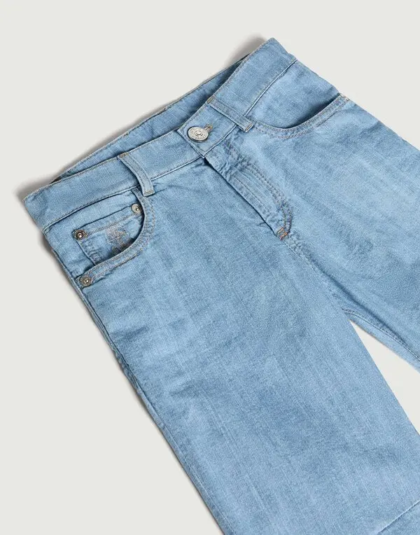 Brunello Cucinelli Lightweight Denim Five-pocket Trousers - Blue