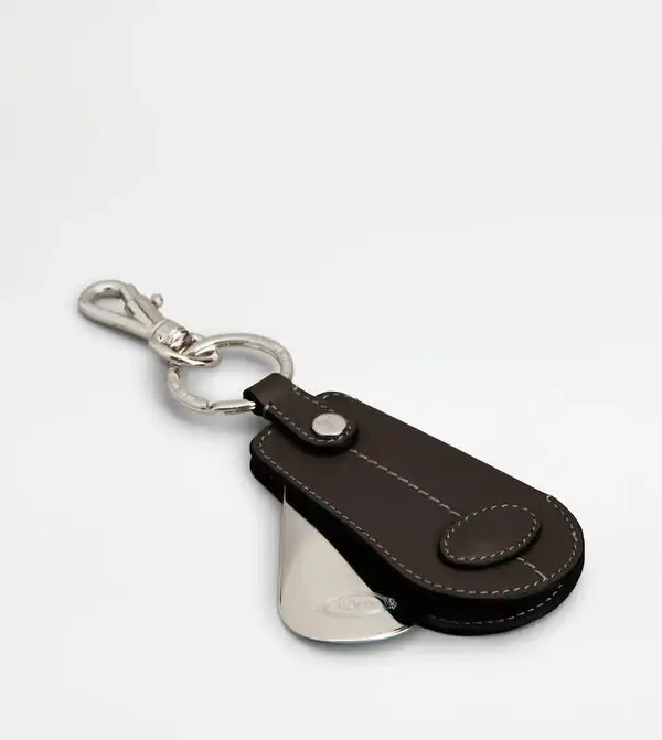 TOD'S Leather Keychain With Shoe Horn