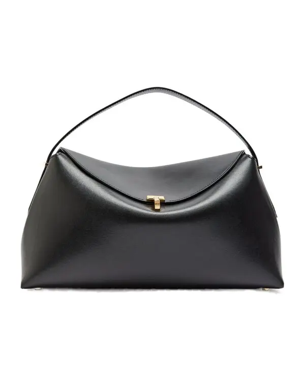 TOTEME T-lock Leather Shoulder Bag